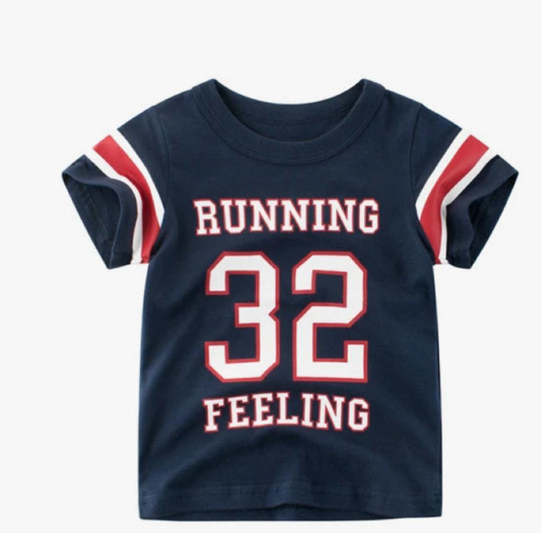 Running 32 RS Letter Tee – Funsies Garments